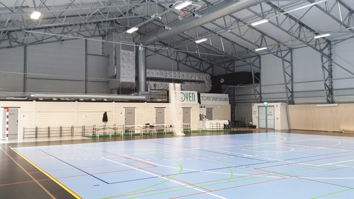 Multi-purpose hall, steel structure with PVC | Hallgruppen