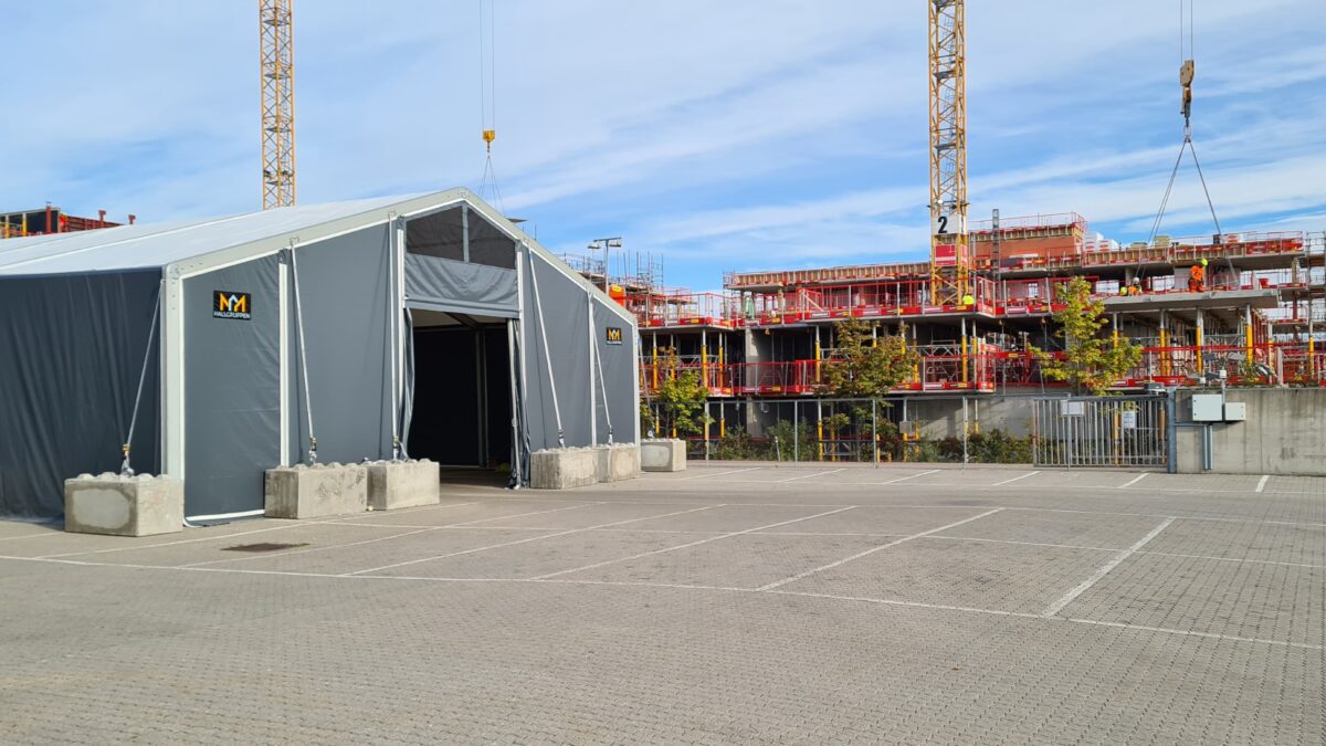Weather Protection - Shelters for construction | Hallgruppen